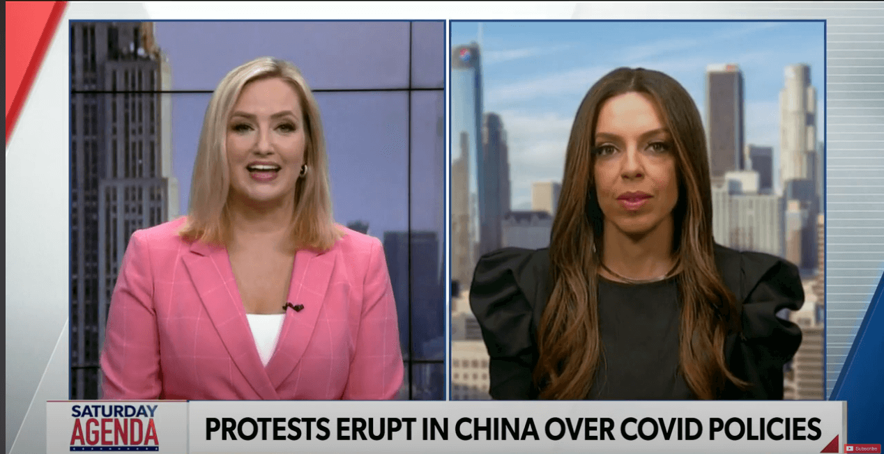 Lisa Daftari Joins Newsmax to Discuss the Protests in Iran & China ...